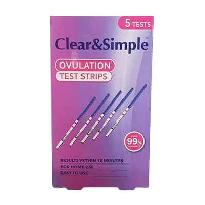 Clear & Simple Ovulation Test Strips 5s | Pharmily