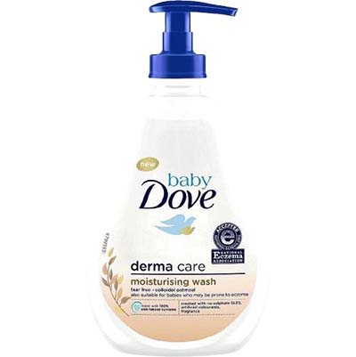 Dove Baby Derma Care Eczema Moisturizing Wash 400ml | Pharmily