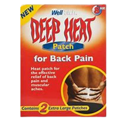 Deep Heat Pain Relief Back Patch Large 2's | Pharmily