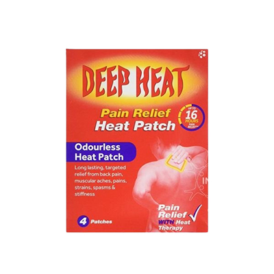 Deep Heat Pain Relief Heat Patch 4's | Pharmily