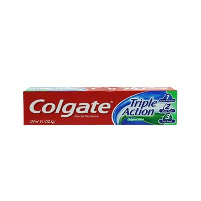 Colgate Tooth Paste (Triple Action) Original Mint 140gms | Pharmily