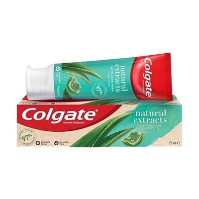 Colgate Tooth Paste Natural Extracts Aloe Vera 100gms | Pharmily