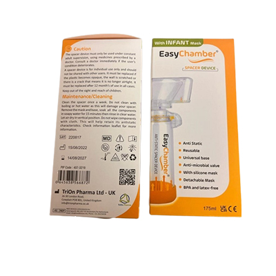 Easychamber Spacer With Infant Mask | Pharmily