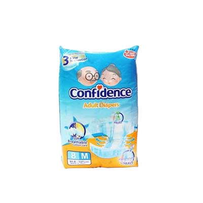 Confidence Adult Diapers XL (42-57") 8's | Pharmily