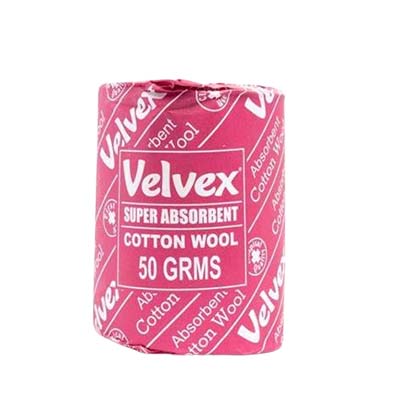 Cotton Wool (Velvex) 50gms | Pharmily