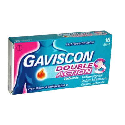 Gaviscon Double Action Mint Tablets 12s | Pharmily