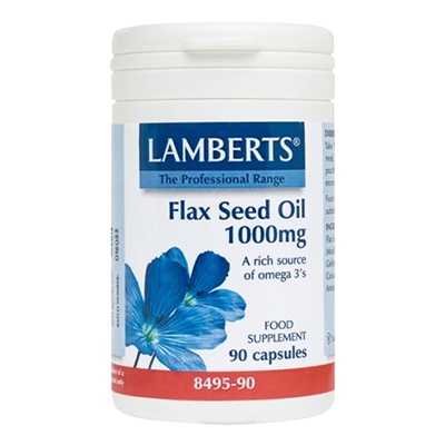 Lamberts Flaxseed Oil caps 1000mg 90's | Pharmily