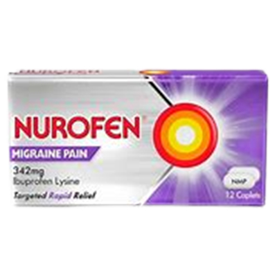 Nurofen Maximum Strength Migraine Pain 684mg Caplets 12s | Pharmily