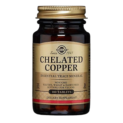 Solgar Copper Chelated Tabs100's | Pharmily