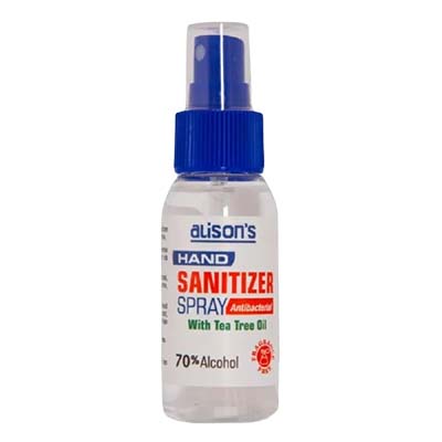 Alison's Hand Sanitizer Spray Antibacterial (70% Alc) 240ml | Pharmily