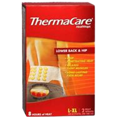 Thermacare Heat Wrap Lower Back & Hip (S-XL) 2s | Pharmily
