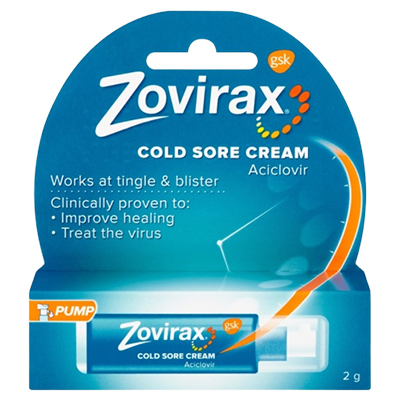 Zovirax Cold Sore Cream 2g | Pharmily