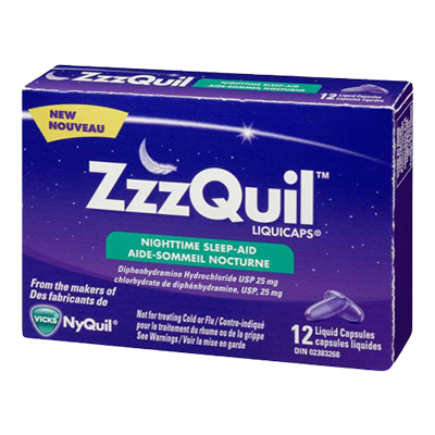 Vicks ZzzQuil Sleep Aid Liquicaps 12s | Pharmily