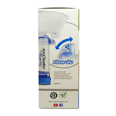 Aerochamber Plus Flow-Vu Adult (Blue) | Pharmily