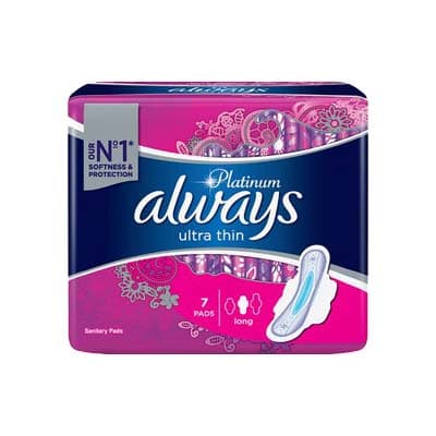 Always Ultra Platinum Long Pads, 7 pads | Pharmily