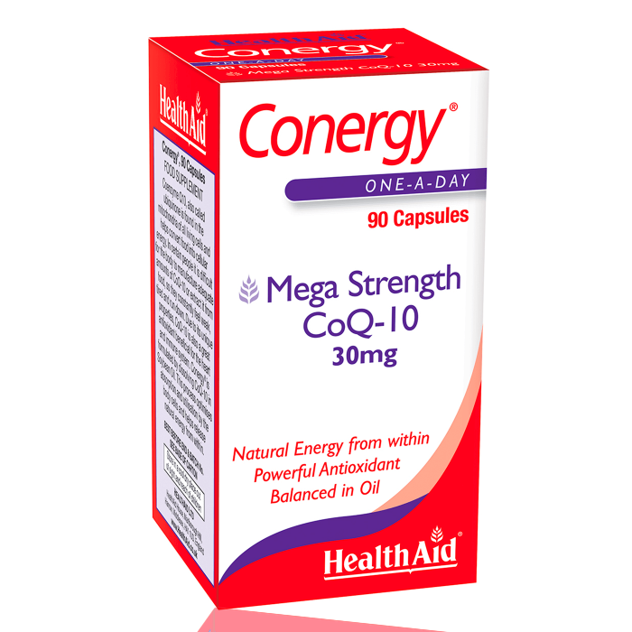 HealthAid Conergy CoQ-10 30’s - 30mg | Pharmily
