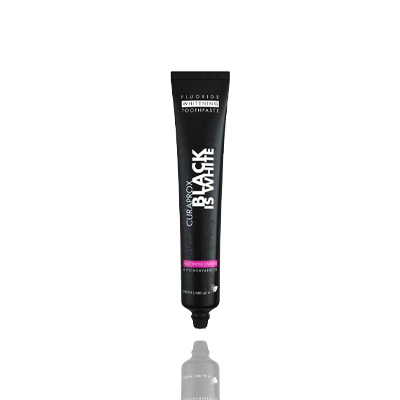 Curaprox Black Is White Toothpaste, 90ml - Activated Charcoal Whitening ...