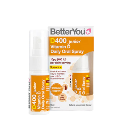 Better You Dlux Junior Vitamin D3 400iu Spray 15ml - for Kids 3+ | Pharmily
