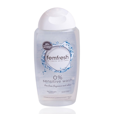 Femfresh 0% Sensitive Wash 250ml | Pharmily