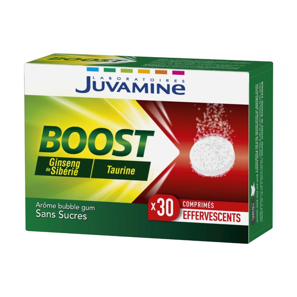 Juvamine Taurine & Ginseng Effervescent Tablets (30s) | Pharmily