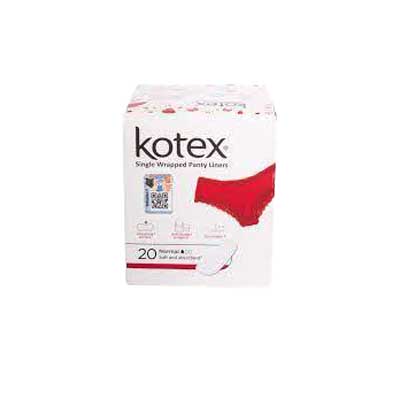 Kotex Panty Liners 20's Individually Wrapped | Pharmily