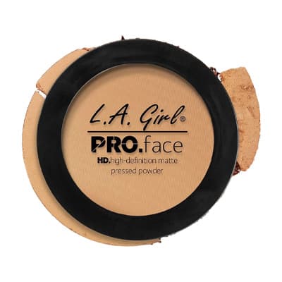 L.A. Girl HD Pro Face Pressed Powder, Medium Beige | Pharmily