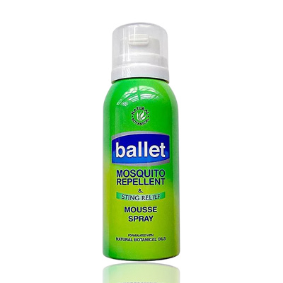 Ballet Mosquito Repellent Mousse Spray - 100ML | Pharmily