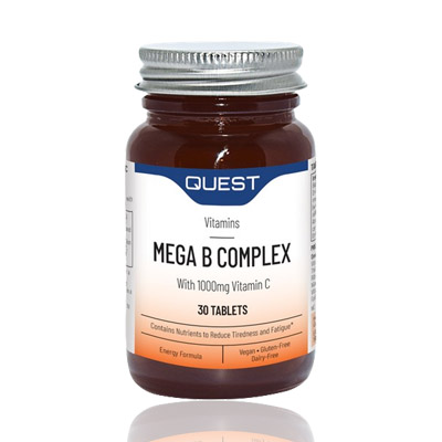 Quest Mega B100 30's Timed Release - High Potency Vit B Complex | Pharmily
