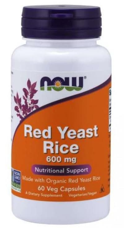 Now Red Yeast Rice - 600 mg Veg Capsules | Pharmily