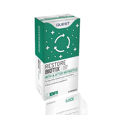 Quest RestoreBiotix Caps - 12's | Pharmily