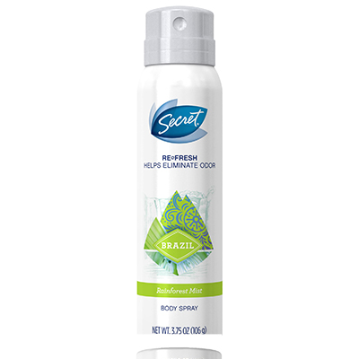 Secret Body Deo Spray Rainforest Mist | Pharmily