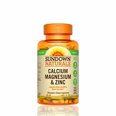 Sundown Calcium, Magnesium & Zinc Caplets 100s | Pharmily