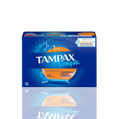 Tampax Compak Super Plus 18s | Pharmily