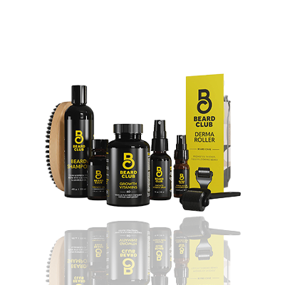 Goatee Beard Growth Kit with Oil and Roller | Pharmily