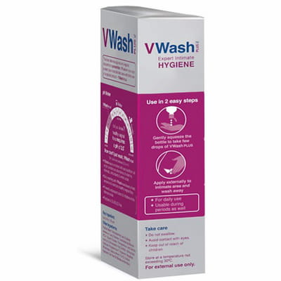 VWash Plus Intimate Hygiene Wash, 100ml | Pharmily