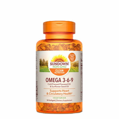 Sundown Veg Omega 3-6-9 Softgels - 50's | Pharmily