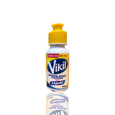 Vikil Hand & Body Liquid Sanitizer - 60ml | Pharmily