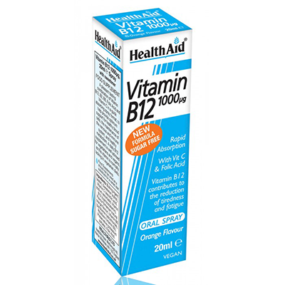 HealthAid Vitamin B12 1000µg Spray - 20ml | Pharmily