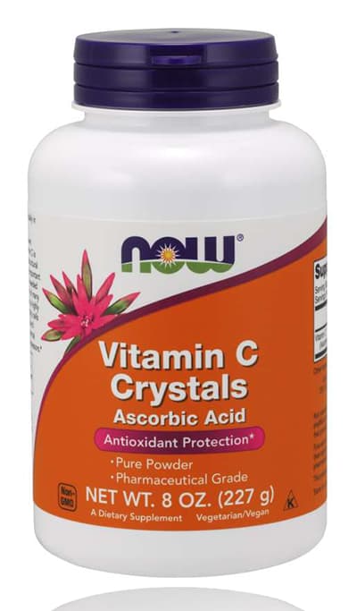 Now Vitamin C Crystals Powder - 227gms | Pharmily