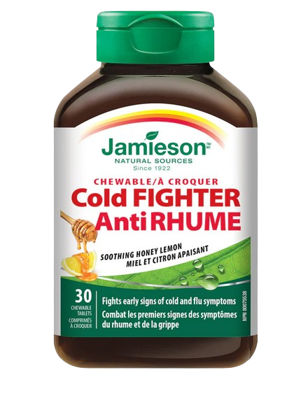Jamieson Cold Fighter Chewable Tablets 30's | Pharmily