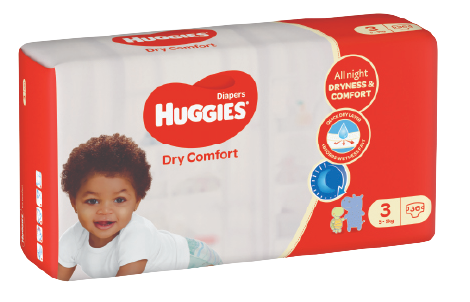 Huggies Dry Comfort (size 3) 5-8Kgs, 36 pieces | Pharmily