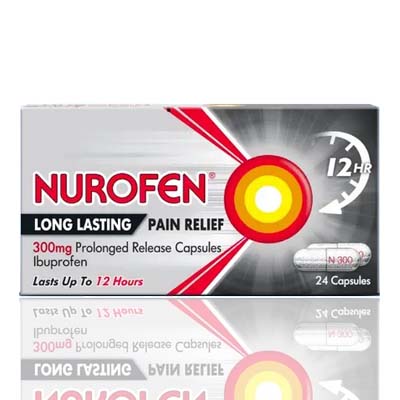 Nurofen Long Lasting Pain Relief 300mg Capsules 24s | Pharmily