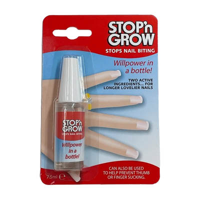 Stop n Grow Nail Biting Deterrent 7.5ml | Pharmily