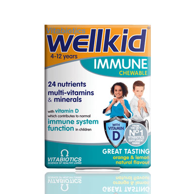 Vitabiotics Wellkid Immune chewable (4 - 12 years) 30s | Pharmily