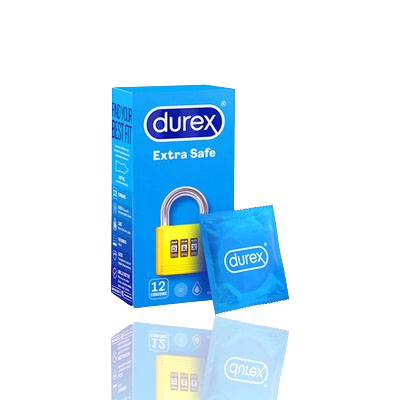 Durex Extra Safe Condoms 12 per pack | Pharmily