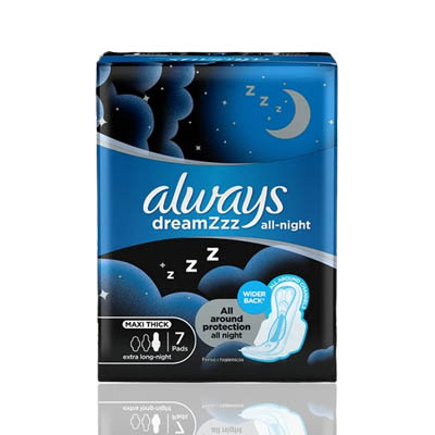 Always Maxi Thick Dreamzz All-Night Extra Long 7's | Pharmily