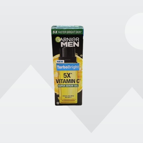 Garnier Men Turbo Bright 5x Vitamin C Super Serum Gel 30ml | Pharmily