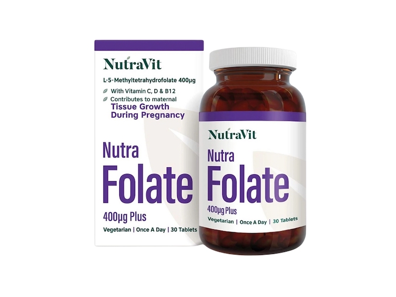 Nutra Folate 400mcg Plus Tabs - 30's | Pharmily