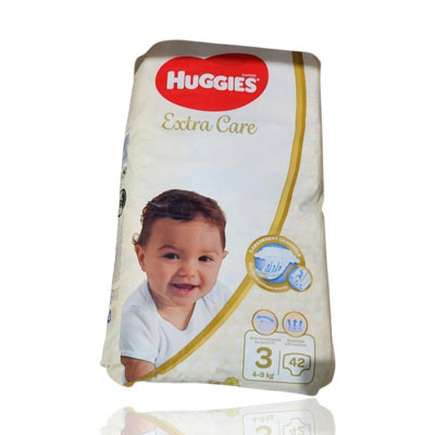 Huggies Extra Care Size 3 (4-9 kg) 42s | Pharmily