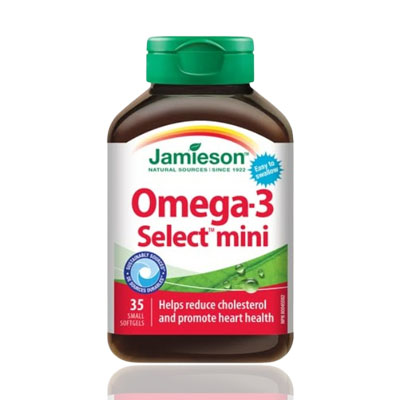 JAMIESON OMEGA-3 SELECT MINI SOFTGELS 35`S | Pharmily